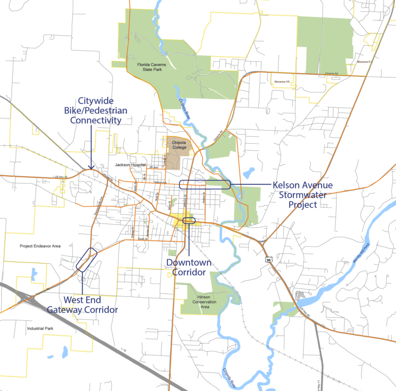 Project Locations Map | Recovery and Resiliency Partnership Projects (R2P2)